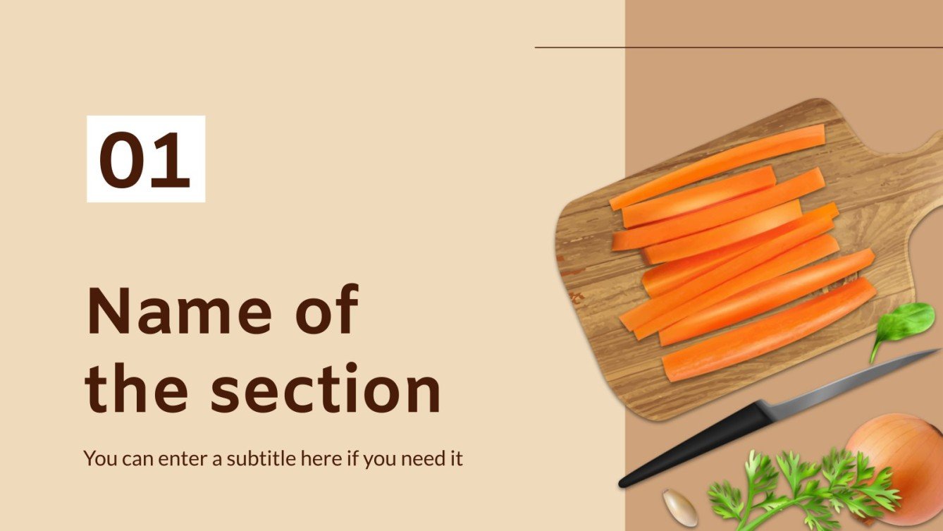 Cooking with Carrots: Flavors and Recipes | Google Slides