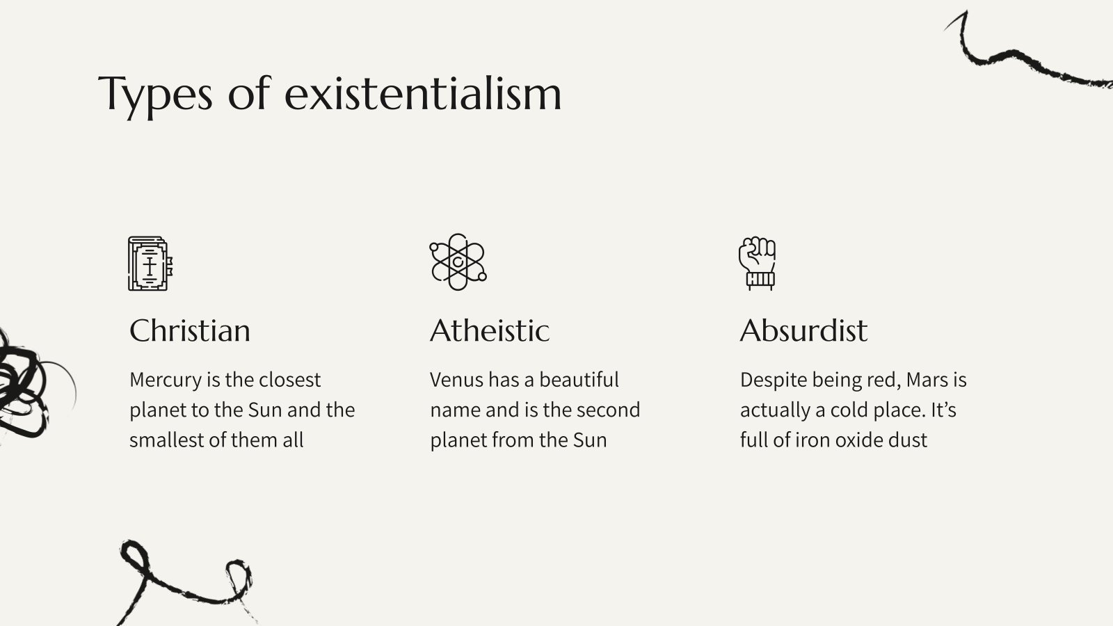 Main Philosophers of Existentialism | Google Slides & PPT