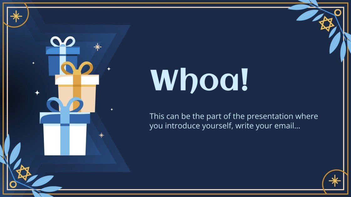 Happy Hanukkah! | Google Slides & PowerPoint template