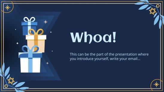 Happy Hanukkah! | Google Slides & PowerPoint template