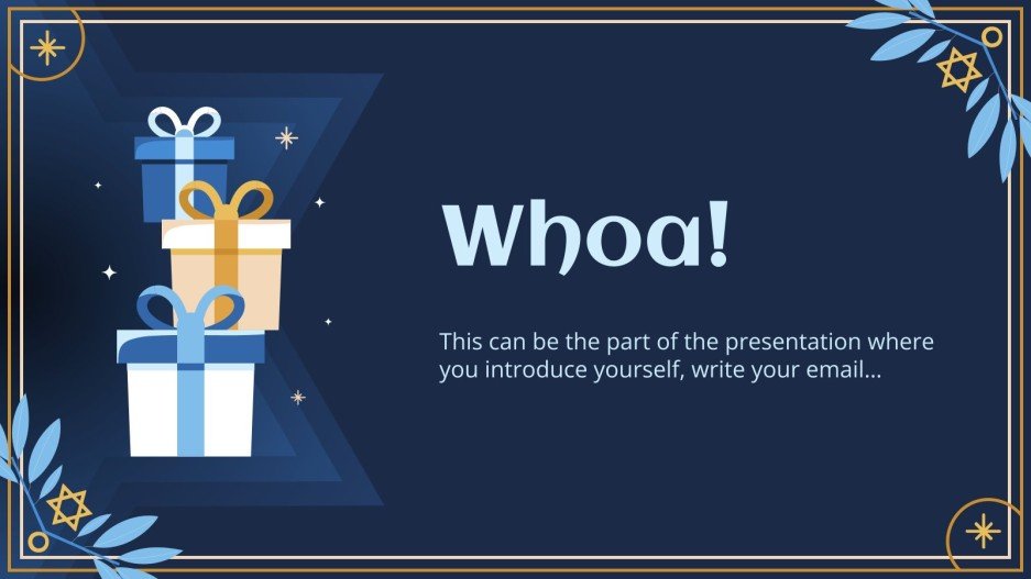 Happy Hanukkah! | Google Slides & PowerPoint template