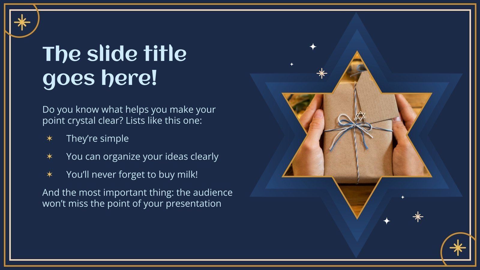 Happy Hanukkah! | Google Slides & PowerPoint template