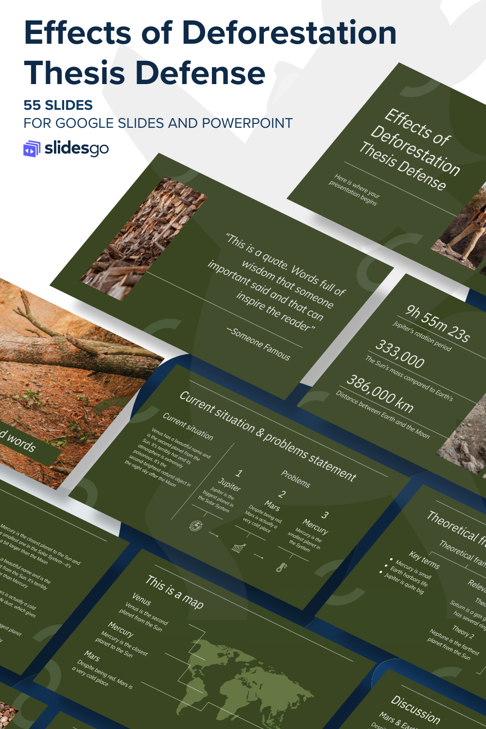 Effects of Deforestation Thesis Defense | Google Slides