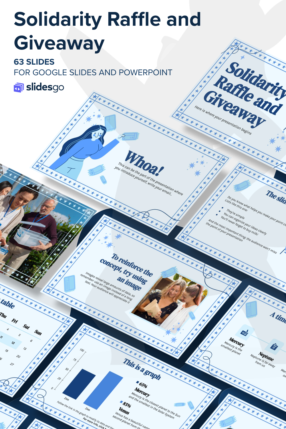 Solidarity Raffle and Giveaway | Google Slides & PPT