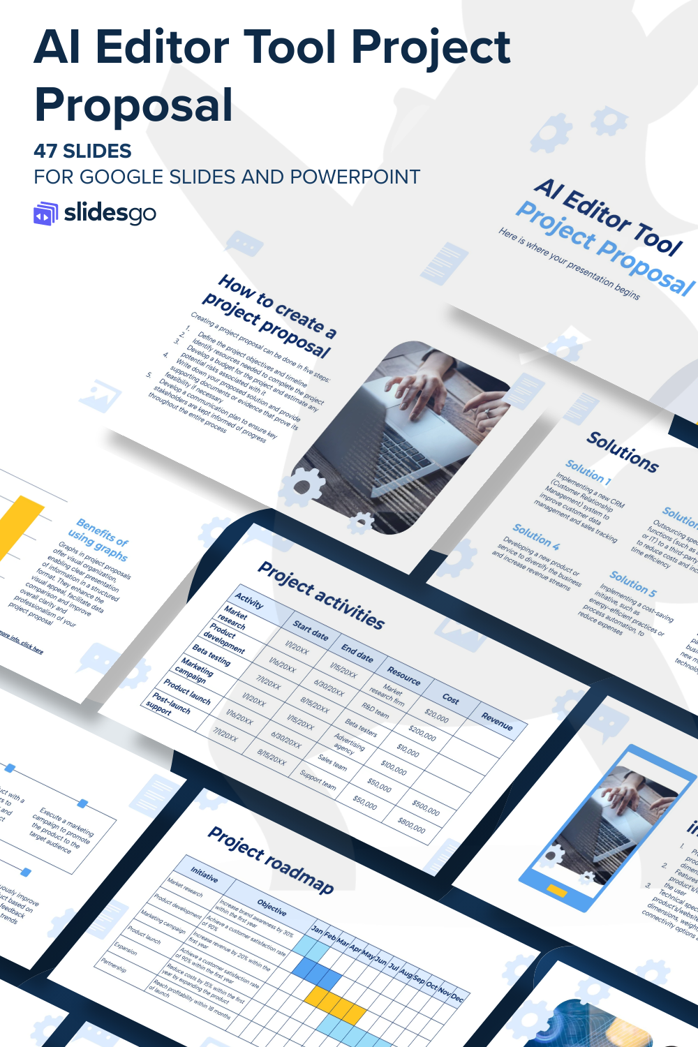 AI Editor Tool Project Proposal | Google Slides & PowerPoint