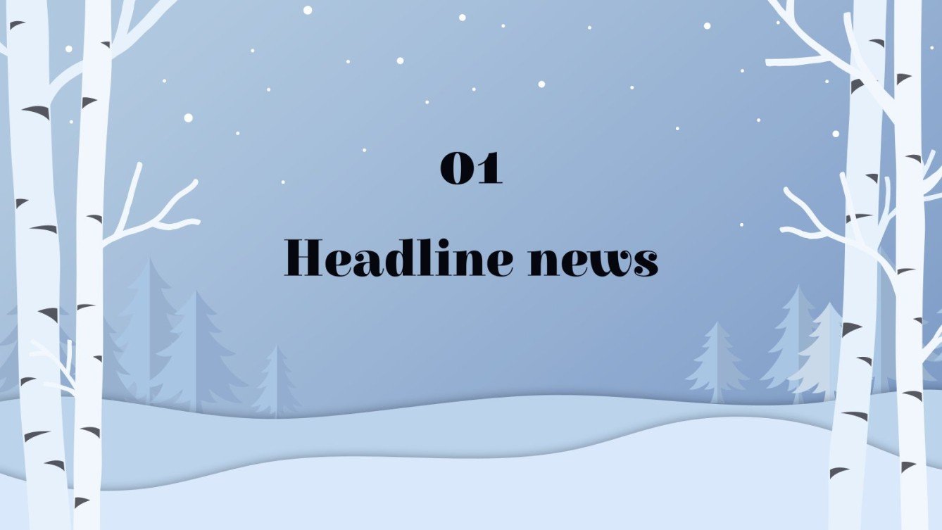 Winter Edition Newsletter | Google Slides & PowerPoint