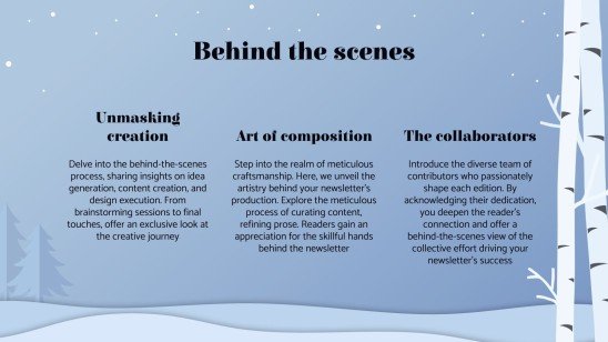 Winter Edition Newsletter | Google Slides & PowerPoint