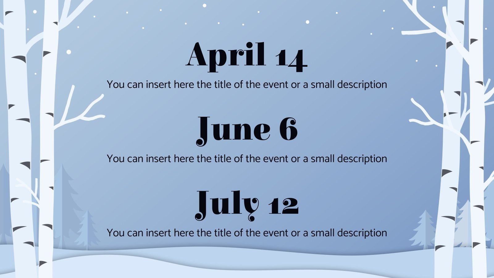 Winter Edition Newsletter | Google Slides & PowerPoint