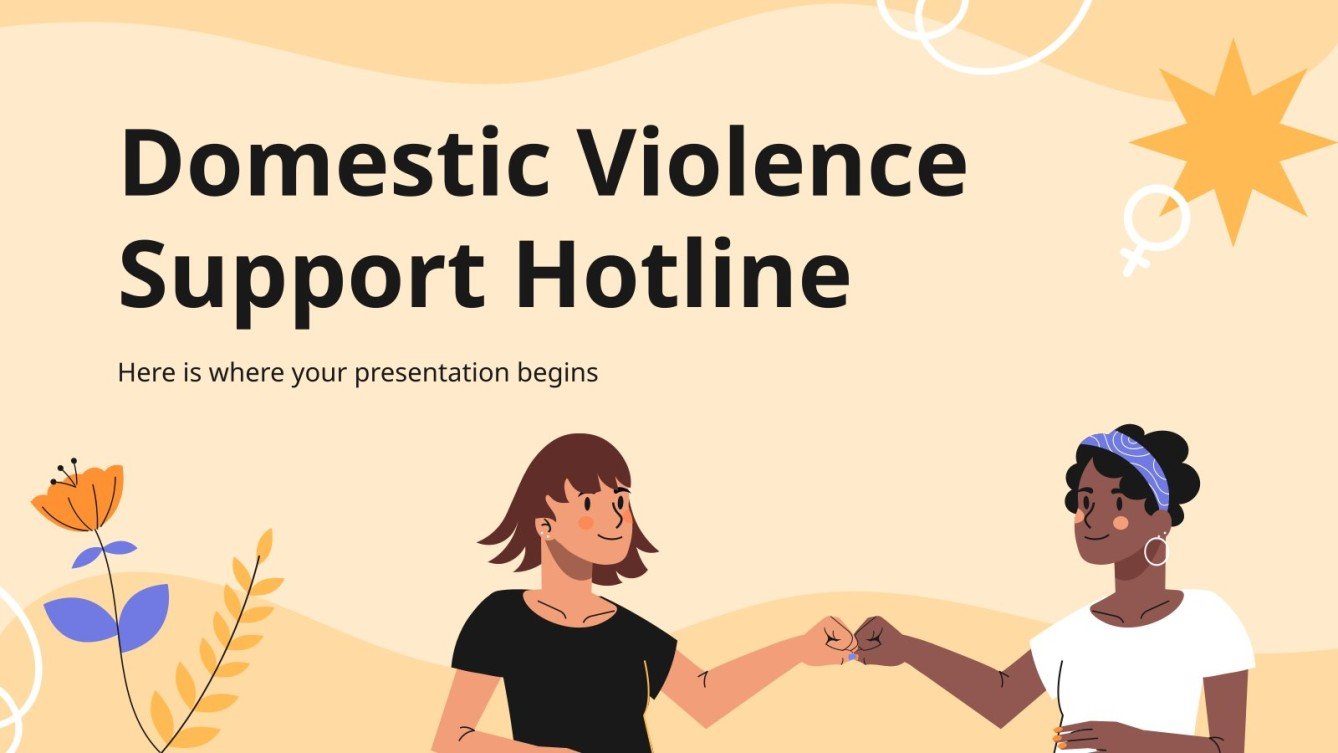 Domestic Violence Support Hotline | Google Slides & PPT