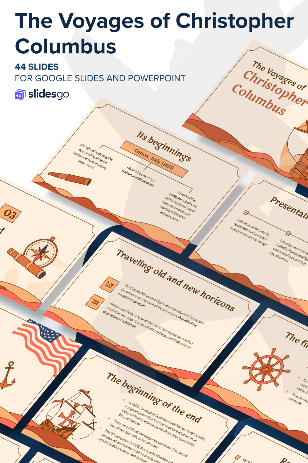 The Voyages of Christopher Columbus | Google Slides & PPT