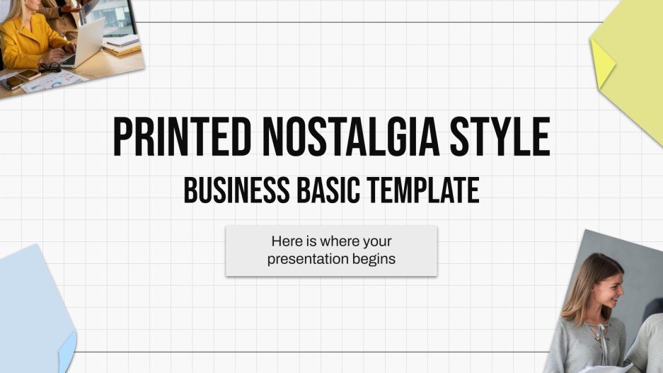 Printed Nostalgia Style - Business Basic Template