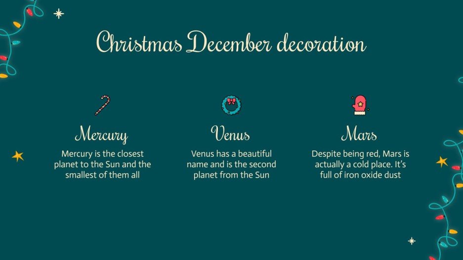 Christmas Lights Theme | Google Slides & PowerPoint