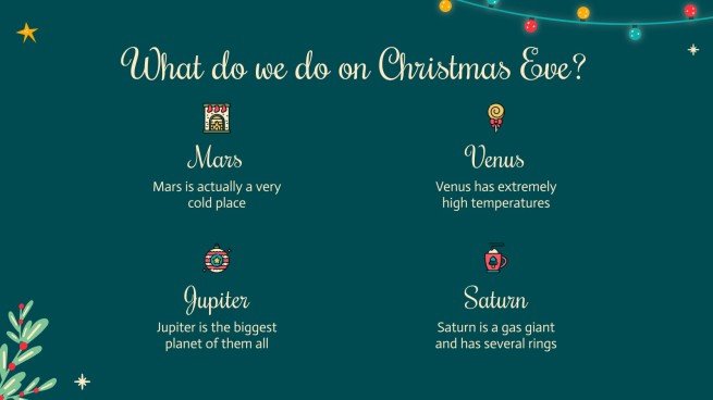 Christmas Lights Theme | Google Slides & PowerPoint