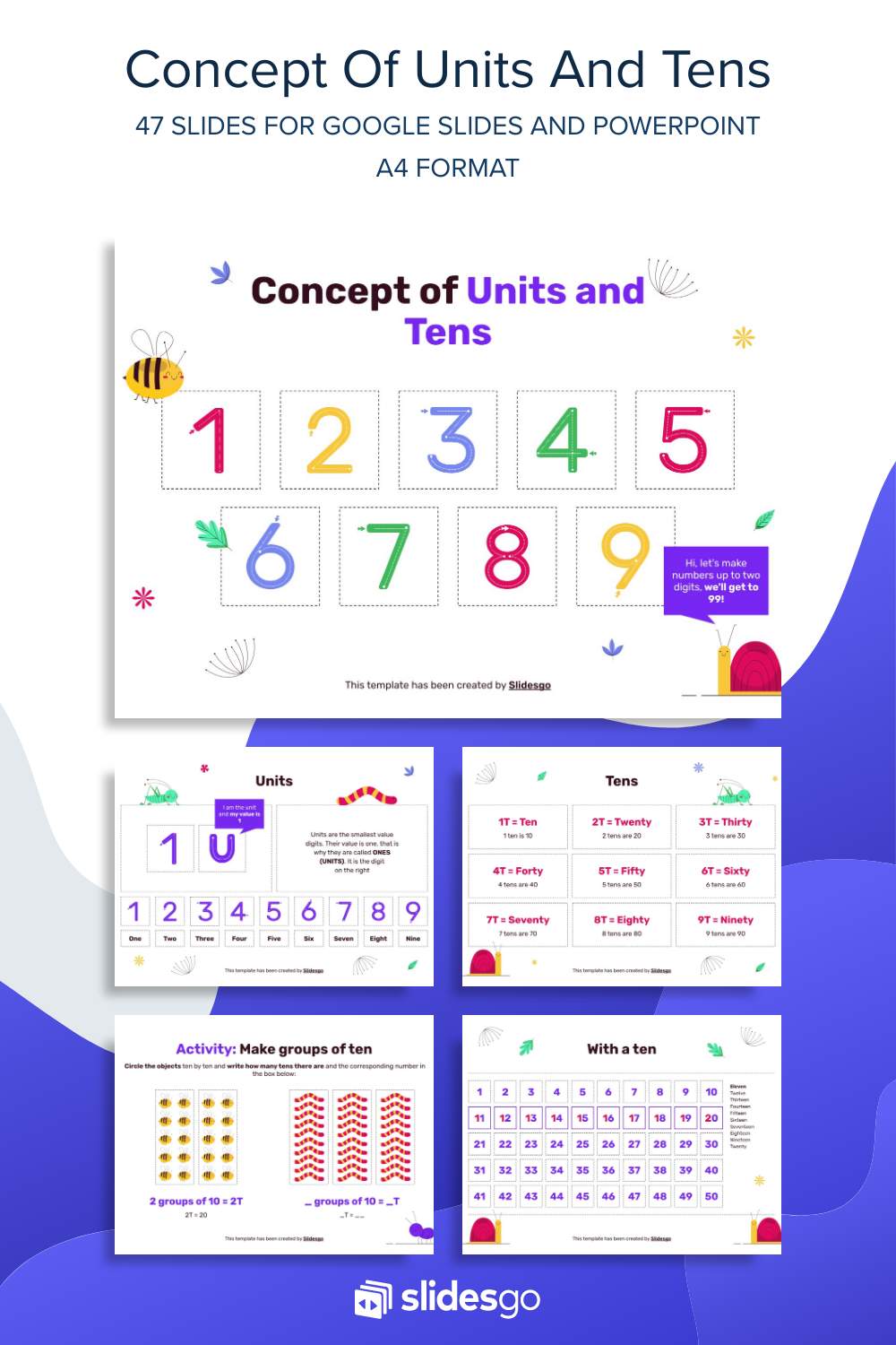 Concept of Units and Tens | Google Slides & PowerPoint