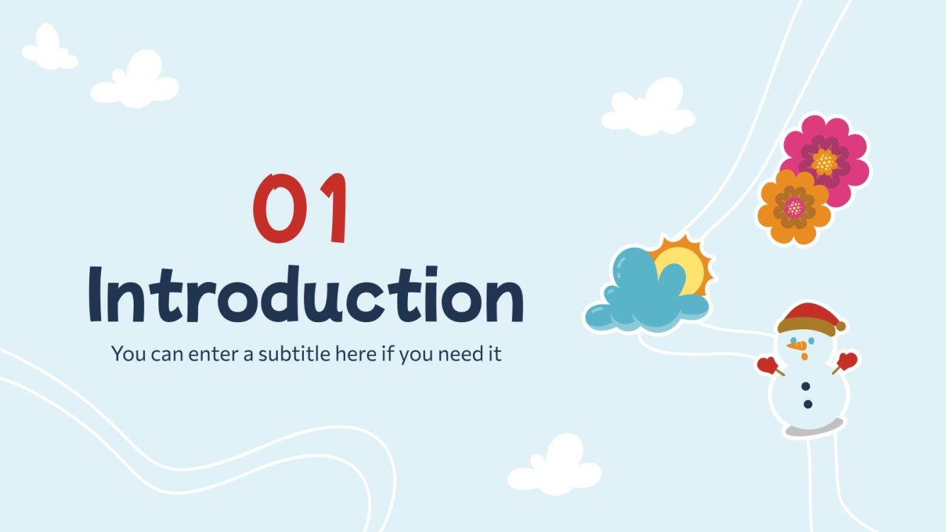 Weather and Seasons Vocabulary - French - 2nd Grade