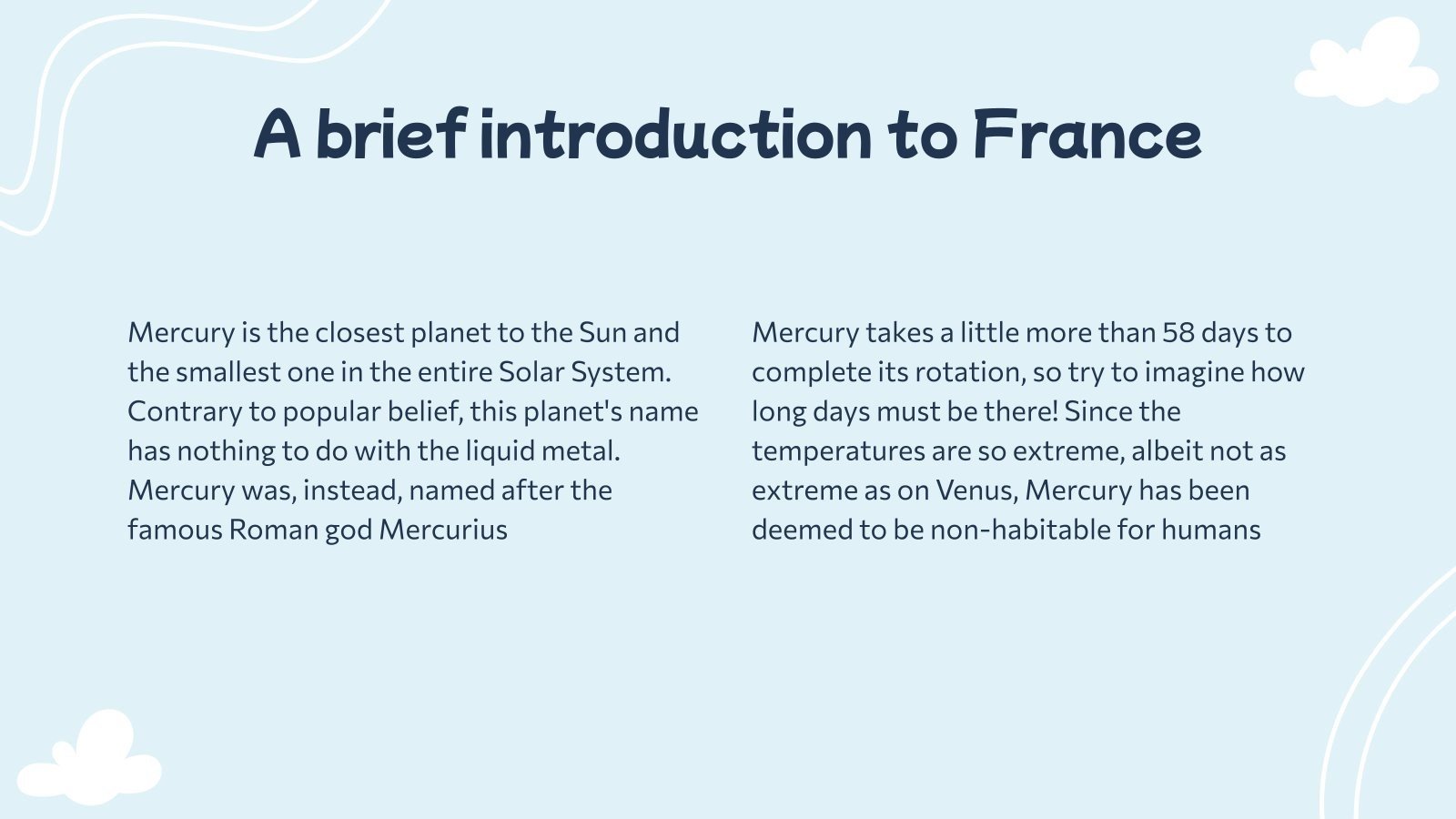 Weather and Seasons Vocabulary - French - 2nd Grade