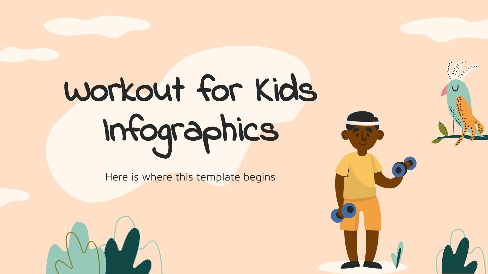 Workout for Kids Infographics | Google Slides & PowerPoint