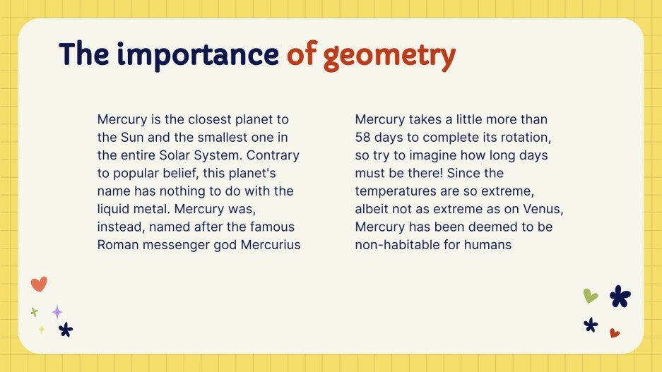 Geometry and Shapes - Math - 1st Grade | Google Slides