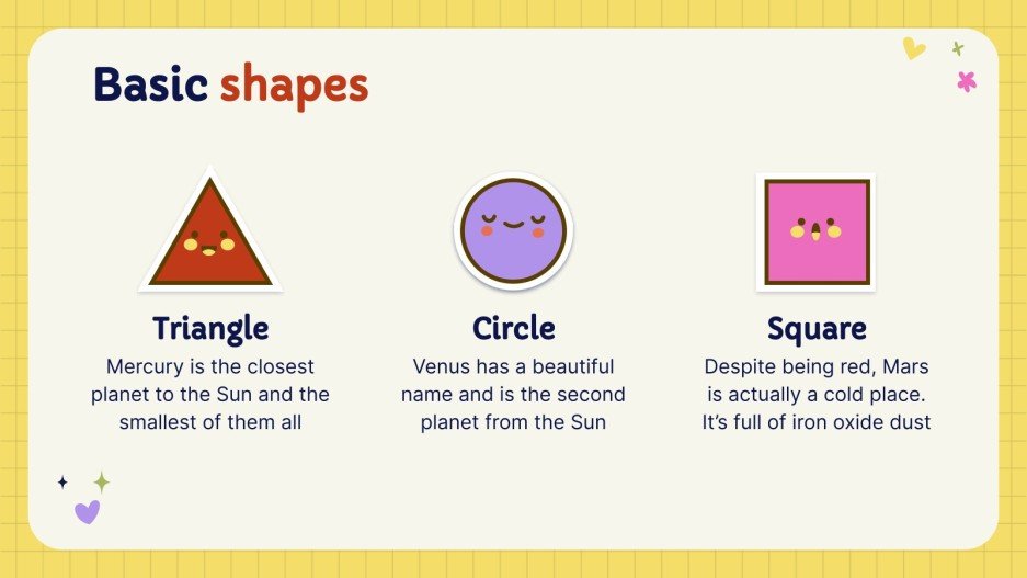 Geometry and Shapes - Math - 1st Grade | Google Slides