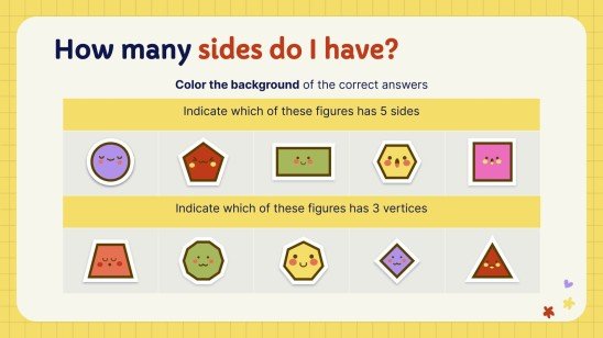 Geometry and Shapes - Math - 1st Grade | Google Slides
