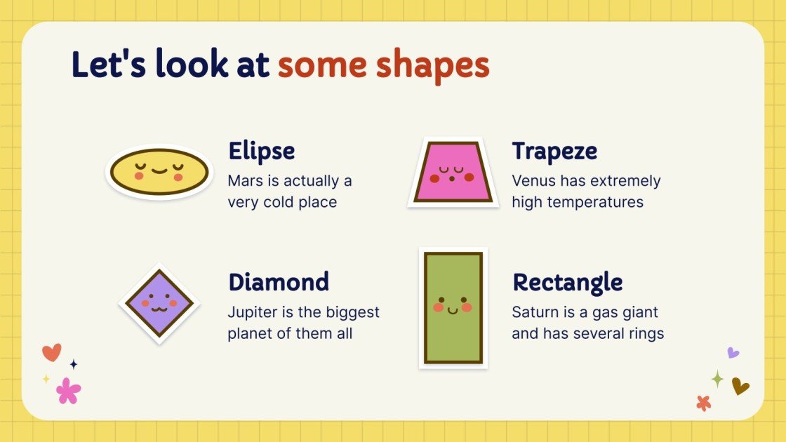 Geometry and Shapes - Math - 1st Grade | Google Slides