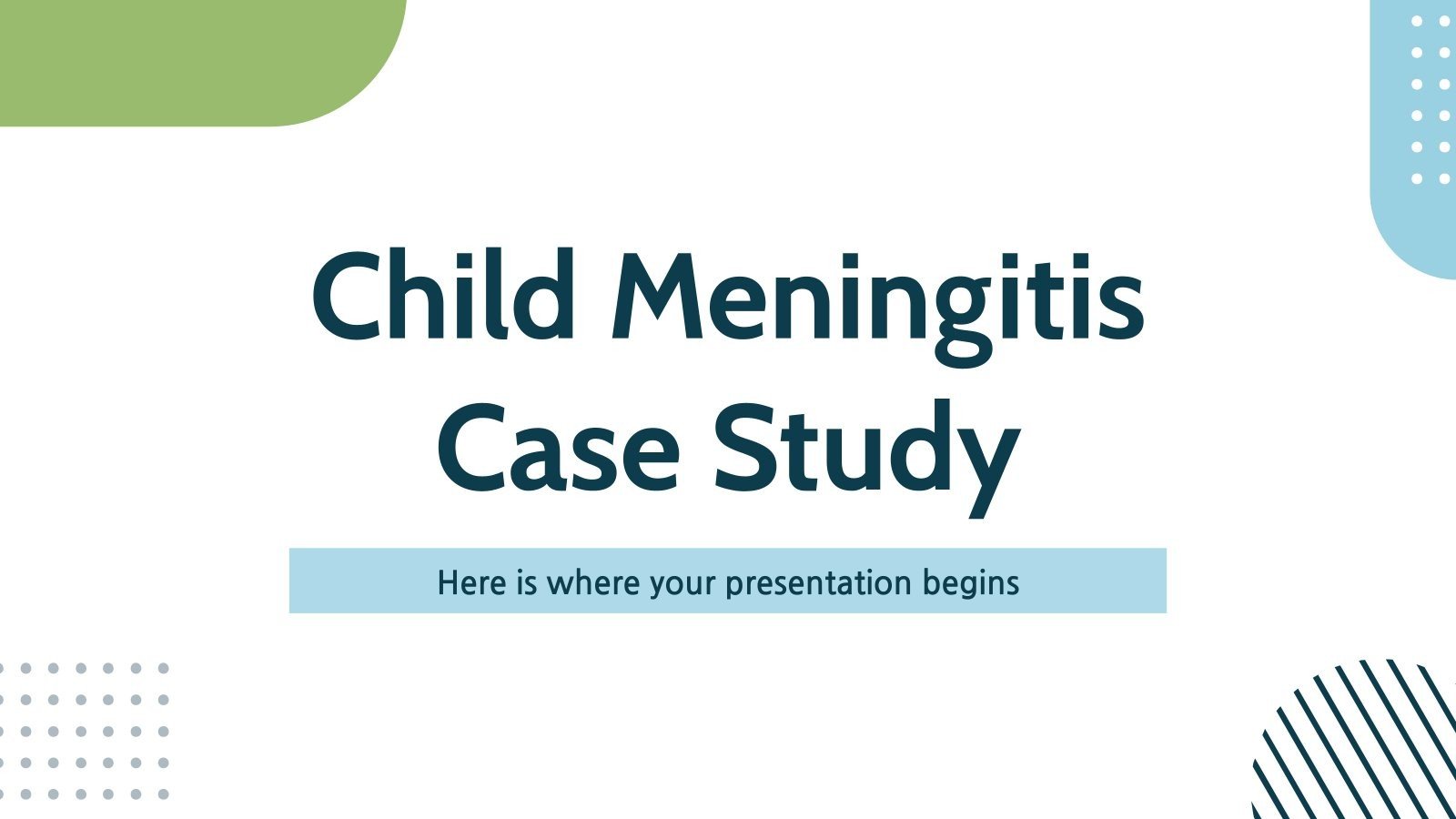 Free Case Report Google Slides and PowerPoint templates