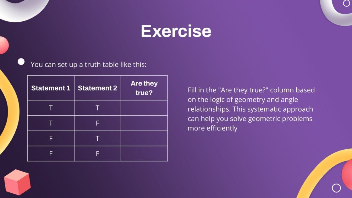 Intro to Truth Tables | Google Slides & PowerPoint