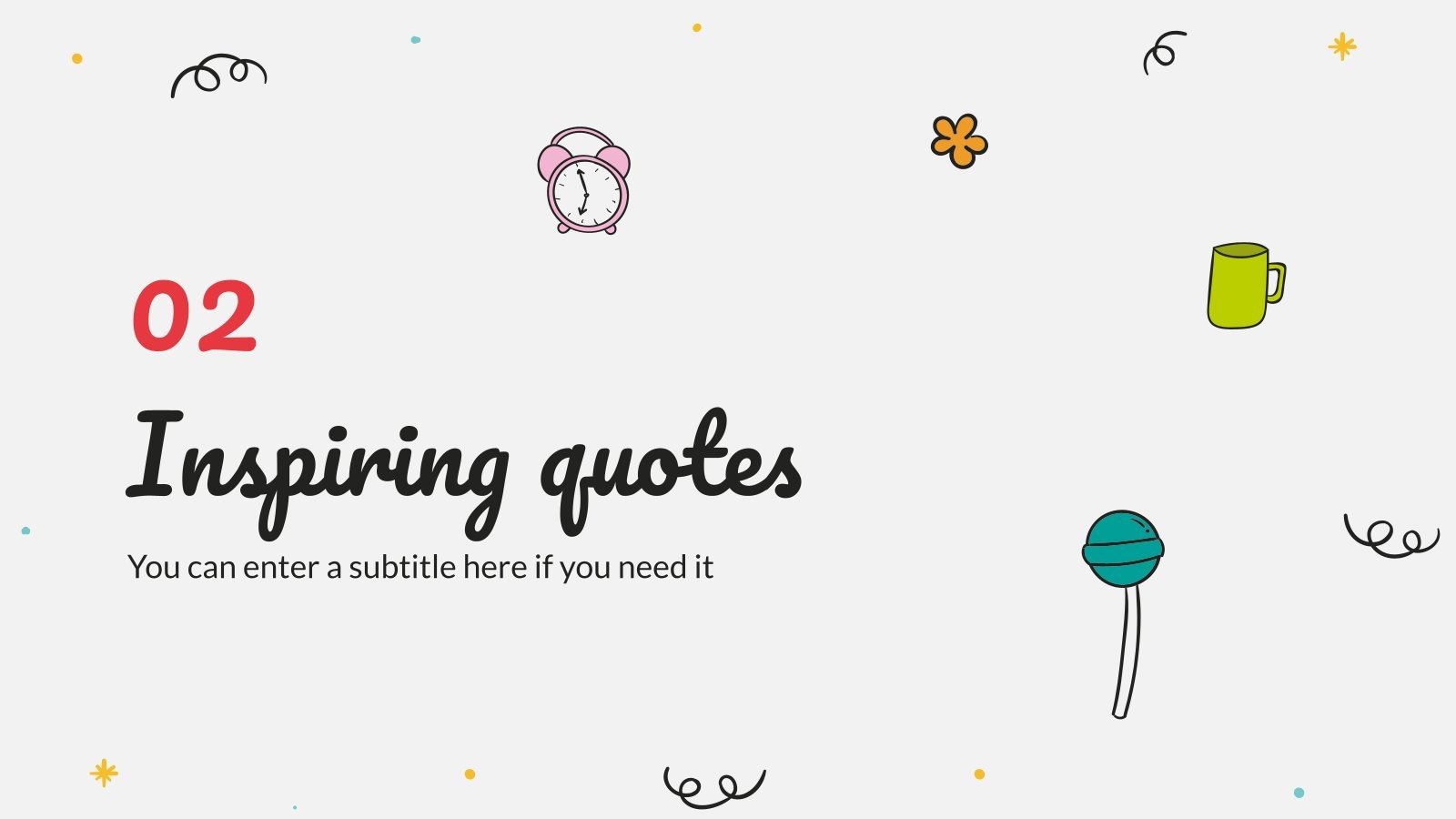 Morning Message for Yourself | Google Slides & PowerPoint