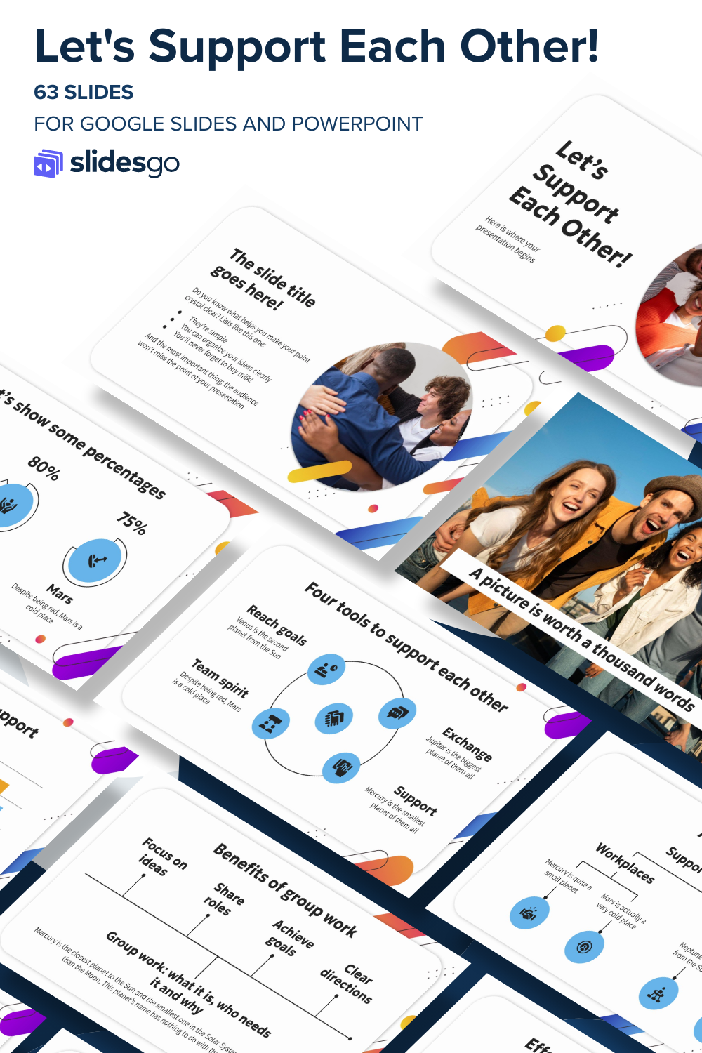 Let's Support Each Other! | Google Slides & PowerPoint