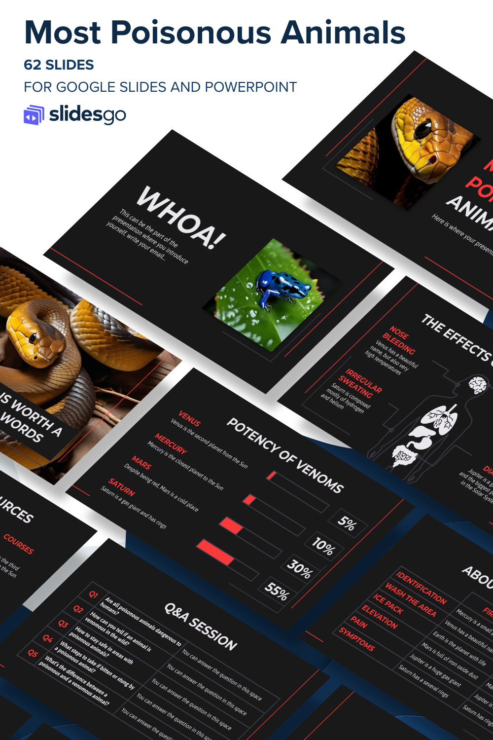 Most Poisonous Animals | Google Slides & PowerPoint