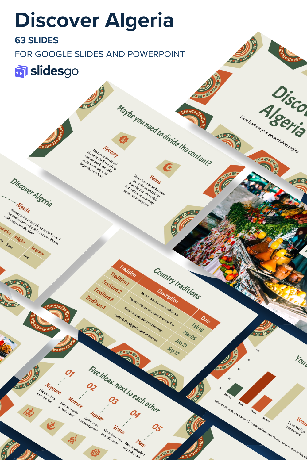 Discover Algeria | Google Slides & PowerPoint template