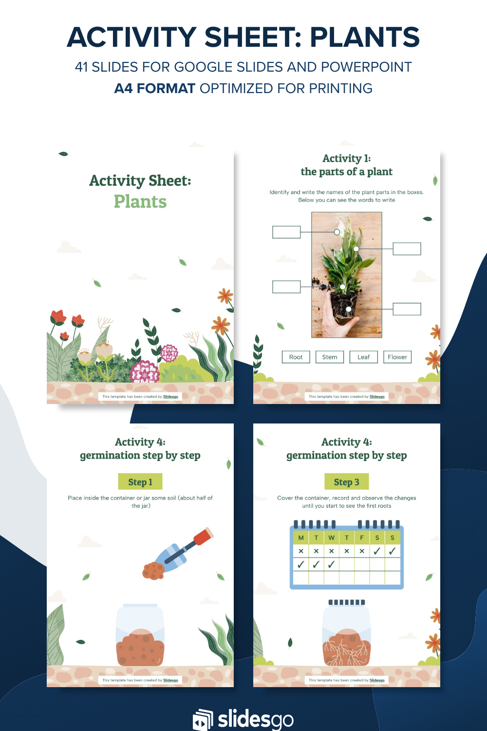 Activity Sheet: Plants | Google Slides & PowerPoint
