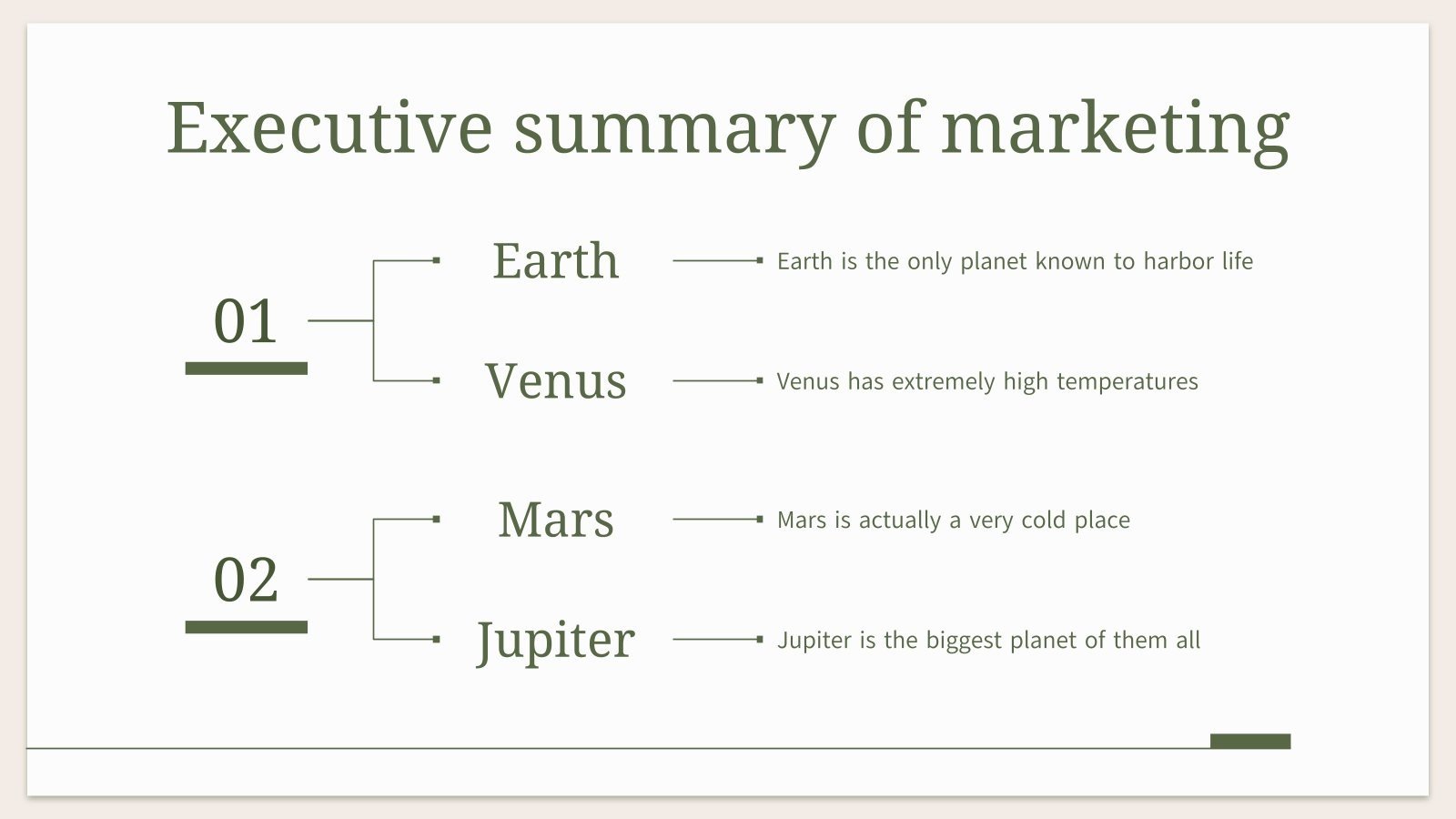 Executive Summary of Marketing Plan Infographics