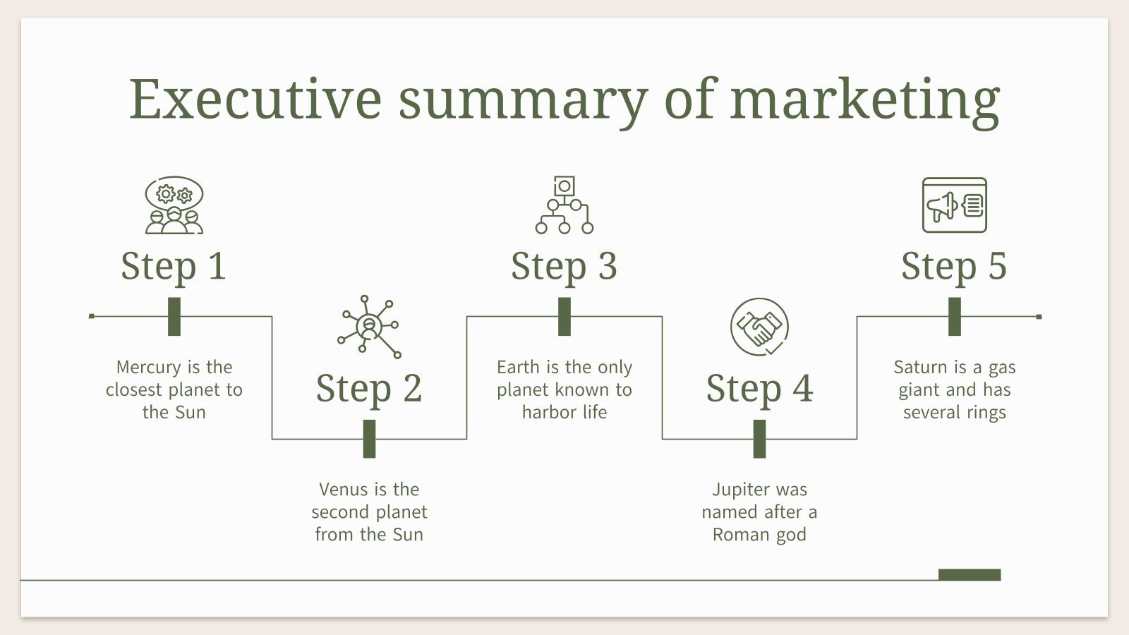Executive Summary of Marketing Plan Infographics