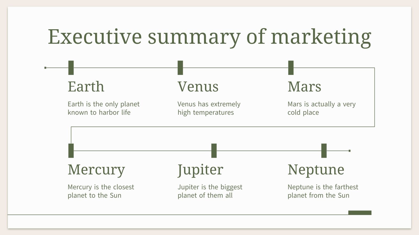 Executive Summary of Marketing Plan Infographics