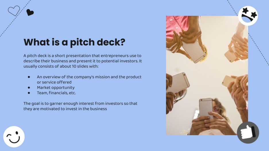 Pitch Deck de servicios de redes sociales (SRS)