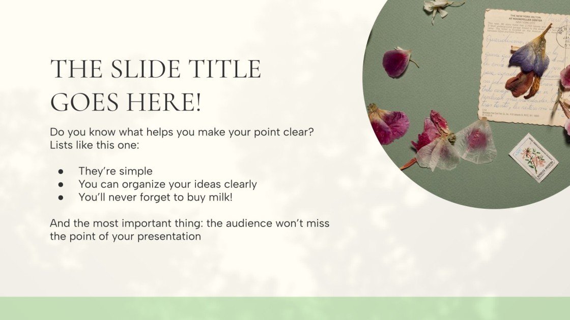 Botanical Shadows: Pastel Dreams | Google Slides & PPT