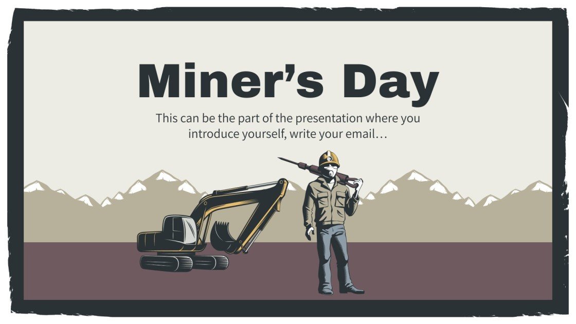 National Miner’s Day | Google Slides & PowerPoint