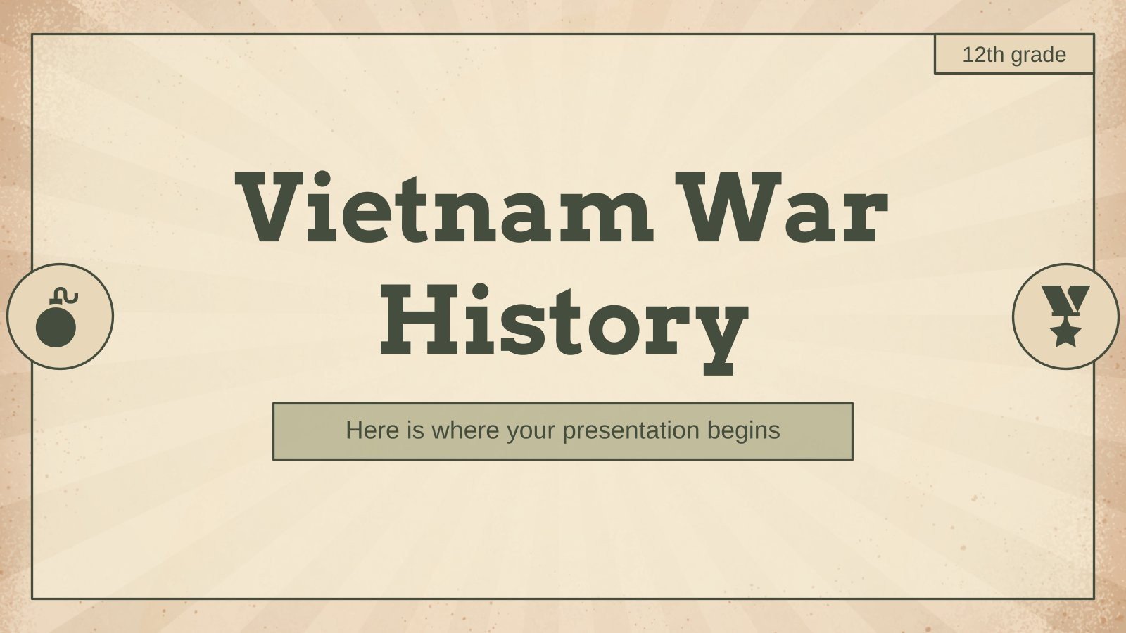 Vietnam War - History - 12th grade | Google Slides & PPT