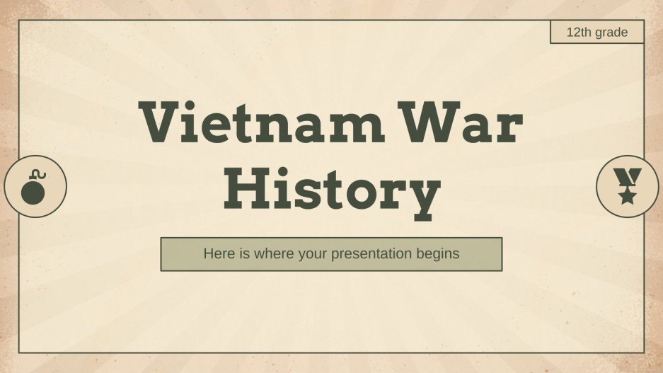 Vietnam War - History - 12th grade | Google Slides & PPT