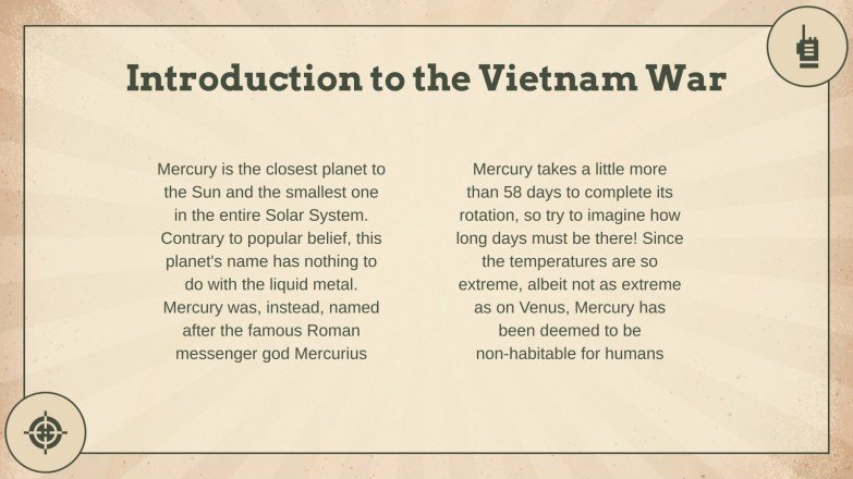 Vietnam War - History - 12th grade | Google Slides & PPT