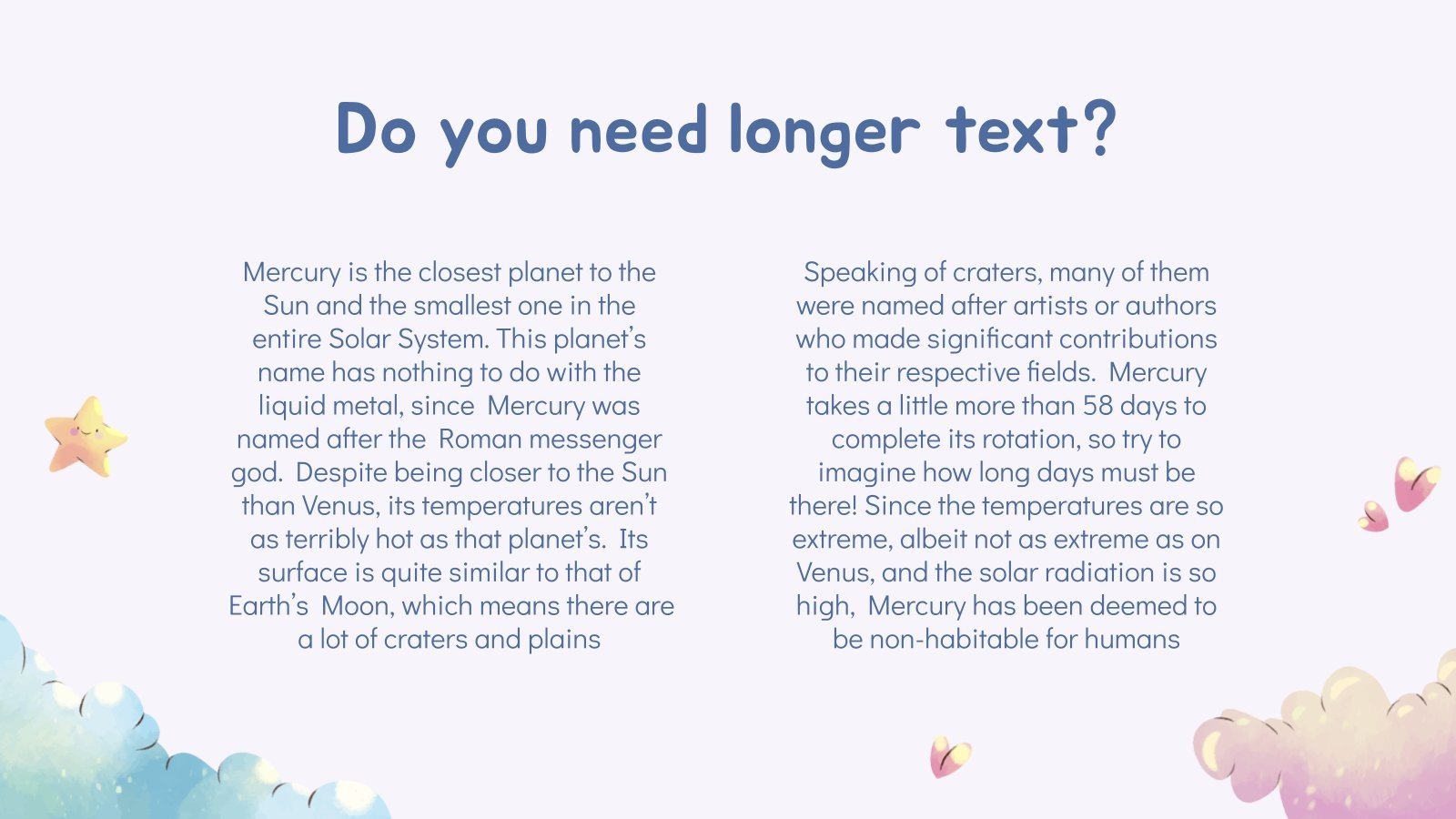 Lovely Watercolor Pastel Characters | Google Slides & PPT