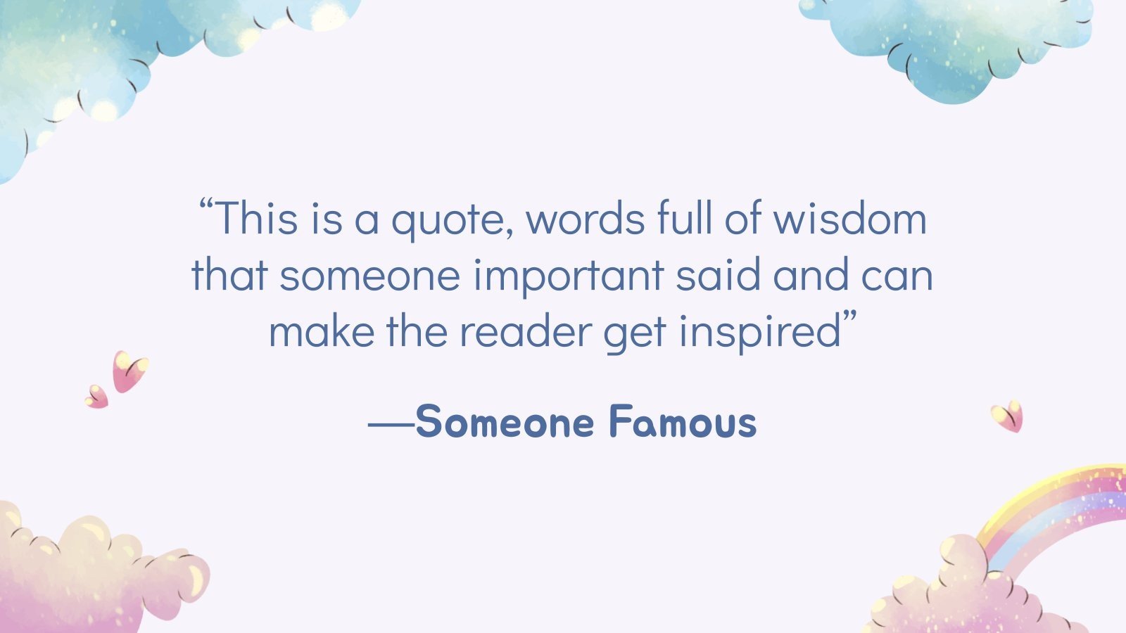 Lovely Watercolor Pastel Characters | Google Slides & PPT