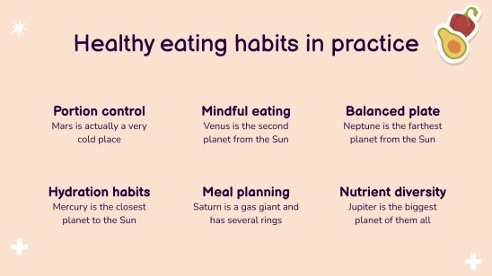 Nutrition and Healthy Eating Habits - Health - 7th Grade