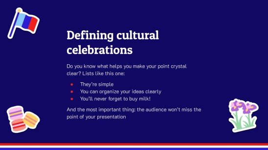 Cultural Traditions and Celebrations - French - 7th Grade