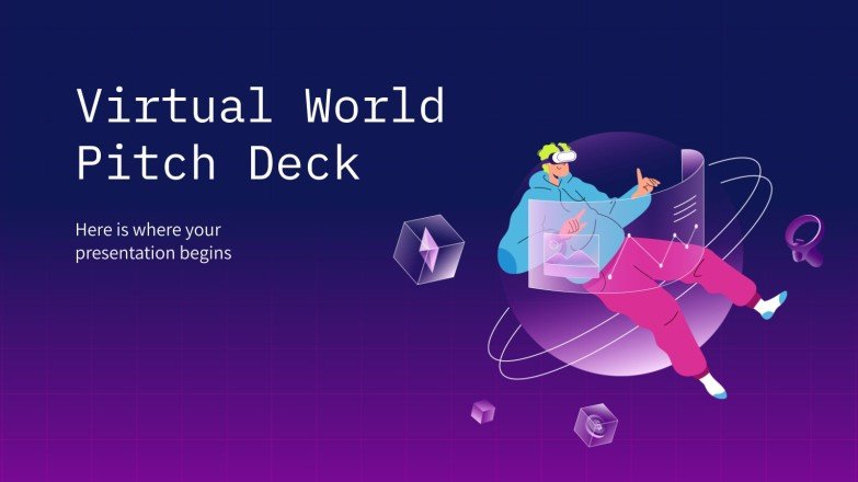 Virtual World Pitch Deck Presentation
