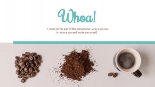 Hot Coffee Shop Google Slides Theme and PowerPoint Template