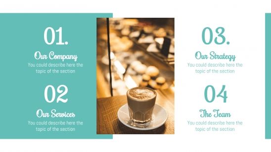 Hot Coffee Shop Google Slides Theme and PowerPoint Template