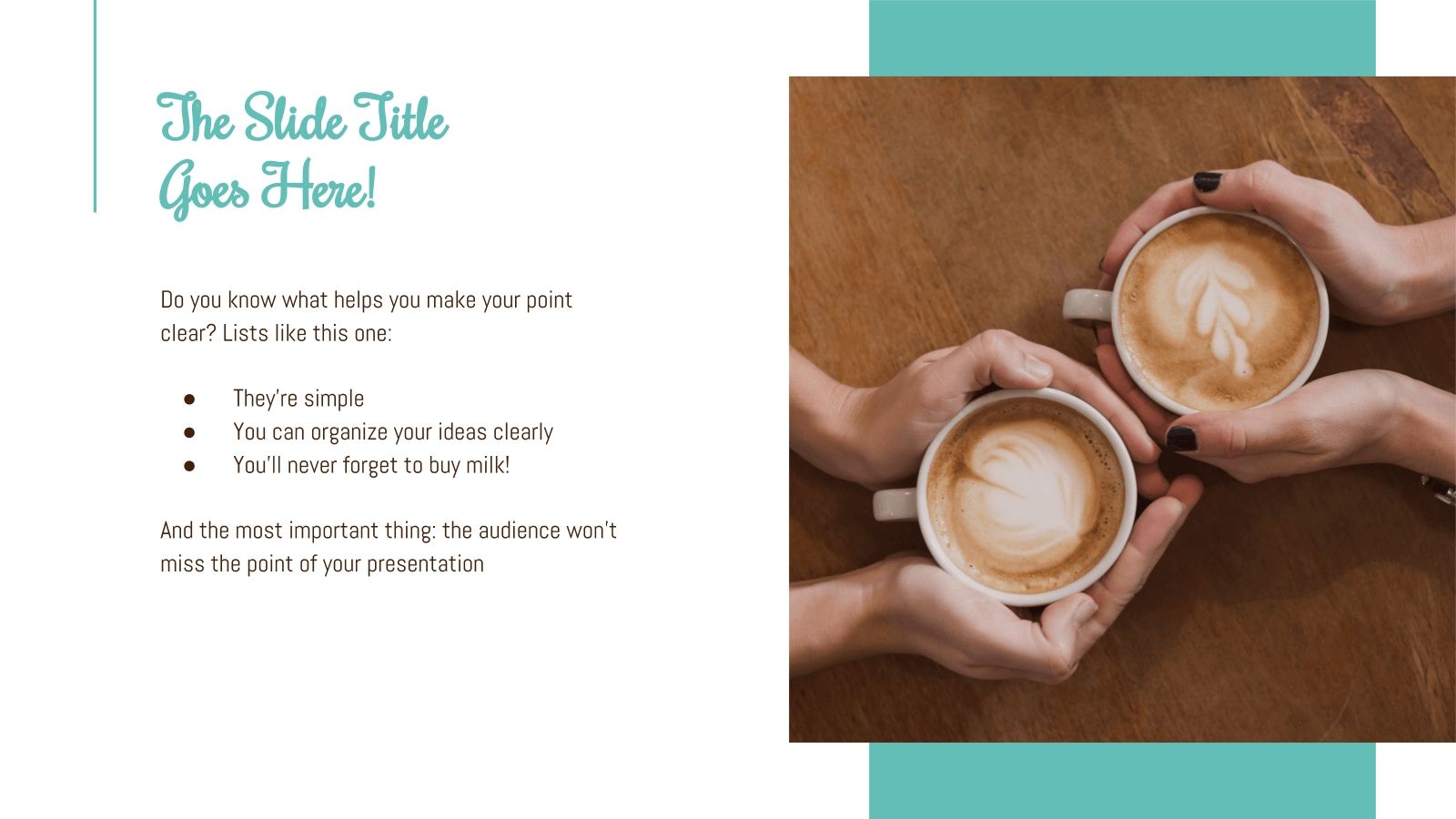 Hot Coffee Shop Google Slides Theme and PowerPoint Template
