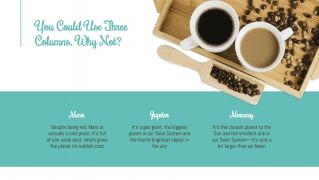 Hot Coffee Shop Google Slides Theme and PowerPoint Template